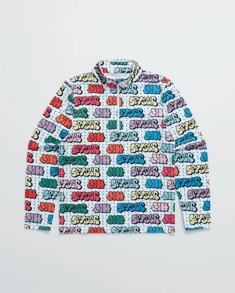 Spyder All Over Print Sublimated Quarter Zip - MadHappy